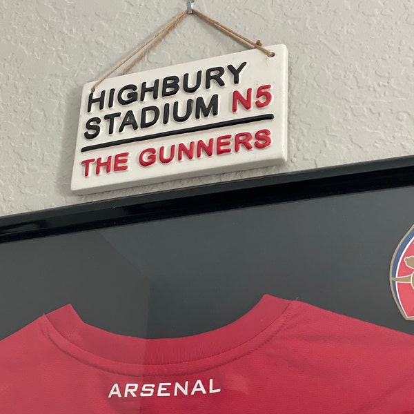 Arsenal-highbury Stadium-the Gunners-london Street Sign-football Sign ...