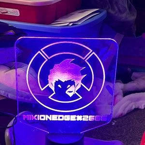 Extra Large Wall Hanging LED Sign With Custom Gamertag Twitch, Facebook ...