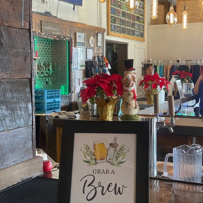 Grab A Brew A Baby is Almost Due, Beer Sign, A Baby is Brewing Sign ...