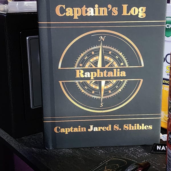 Personalized Captains Log Book , Captains Journal, Captains Log ...