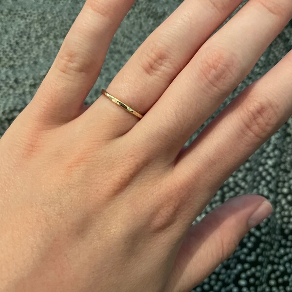 Gold Granulated Ring - Etsy