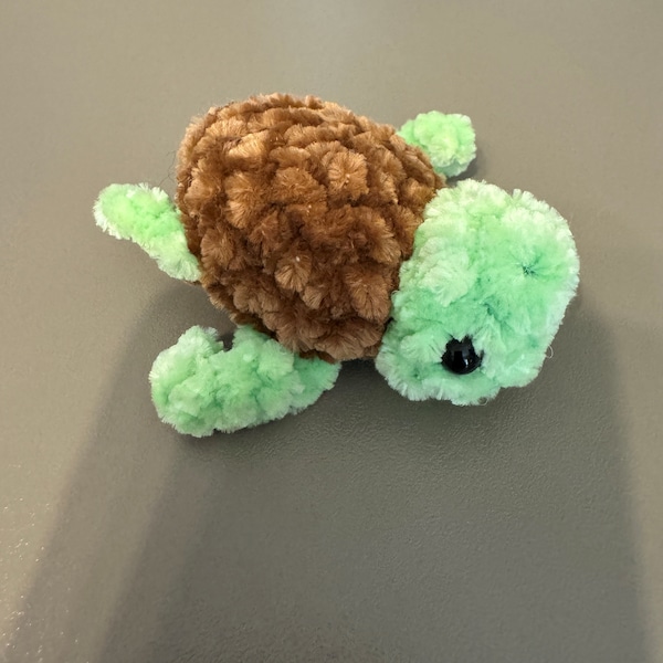 Mini Turtle Plushie , Pocket Turtle, Turtle Plushie , Crochet Turtle ...