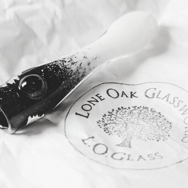 Glass Pipe, Kitty Cat Spoon Pipe, Spoon Pipe, Sand Etched Spoon Pipe ...