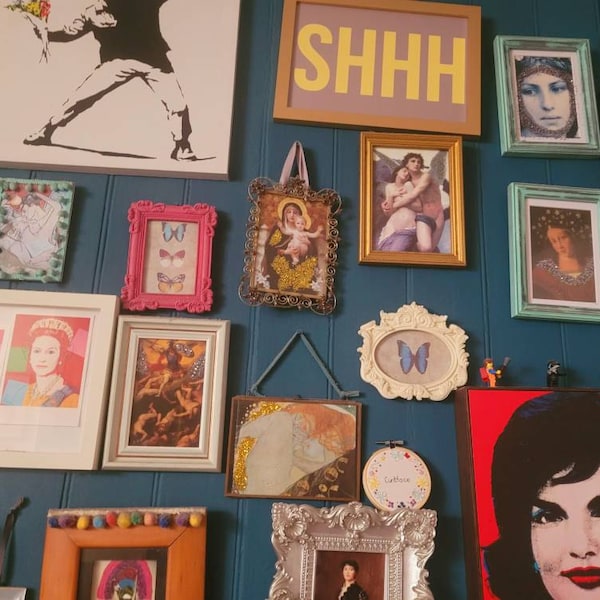 Home Decor Quirky Shhh Print, Art Typography Print, Graphic Poster ...