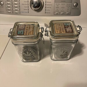 Dope Jars 500ml Herb Storage Swing Top Stash Jar With - Etsy