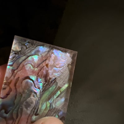 1 Pair Natural Pura Abalone Shell Knife Handle Inlay Scale Blank Sheet ...