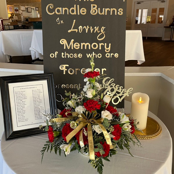 Class of 1970, Class Reunion Centerpiece, 50 Years Class Anniversary ...