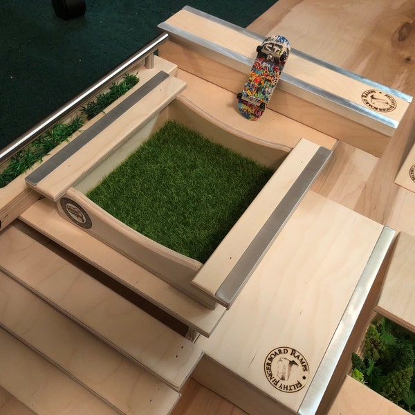 Filthy Fingerboard Ramps: Zuma 50/50 Split Planter Box, Wood ...