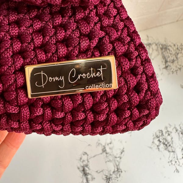 Metal Purse Bag Labels,4828mm Personalized Laser Custom Logo/name Purse ...