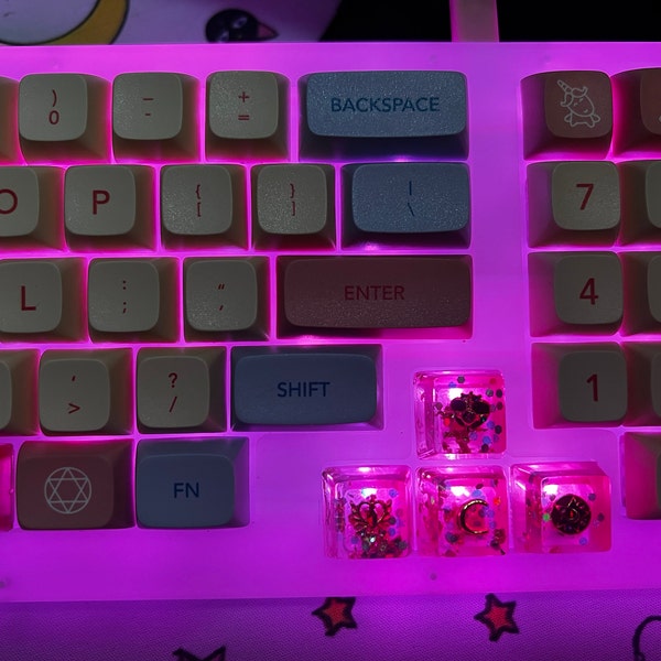 Ocean Keycaps, Handmade Resin Keycaps, Cherry Switch - Etsy