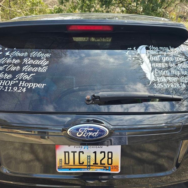 Sea Turtles Car Decal, Car Window Decal, Vinyl Decal Sticker, Rear ...