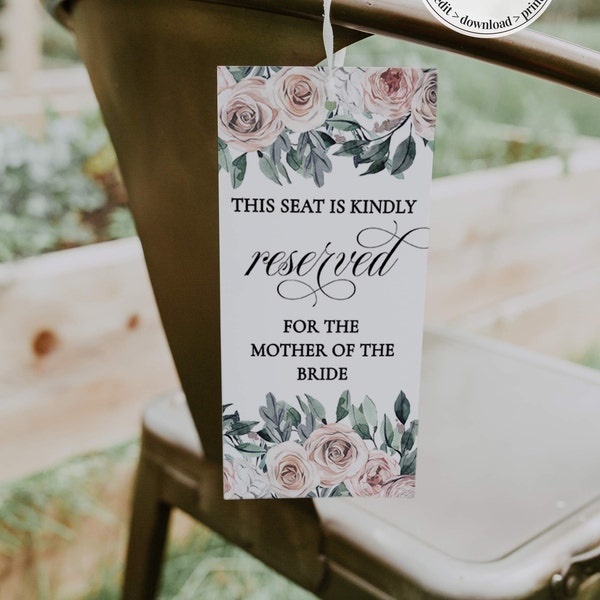 Chair Tag Mockup, Tag Mockup, Reserved Chair Tag Mockup, Name Tag ...