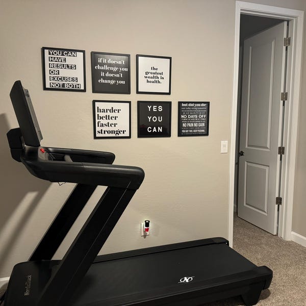 Home Gym Wall Art Mega Bundle | Set of 25 PRINTABLES | Gym Decor ...