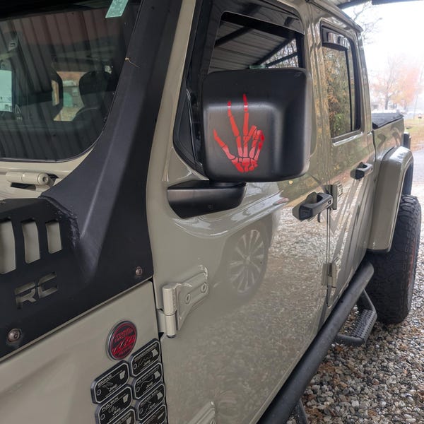 Custom Beach Wrangler/gladiator Dashboard Glove Box Vinyl Decal Sticker ...