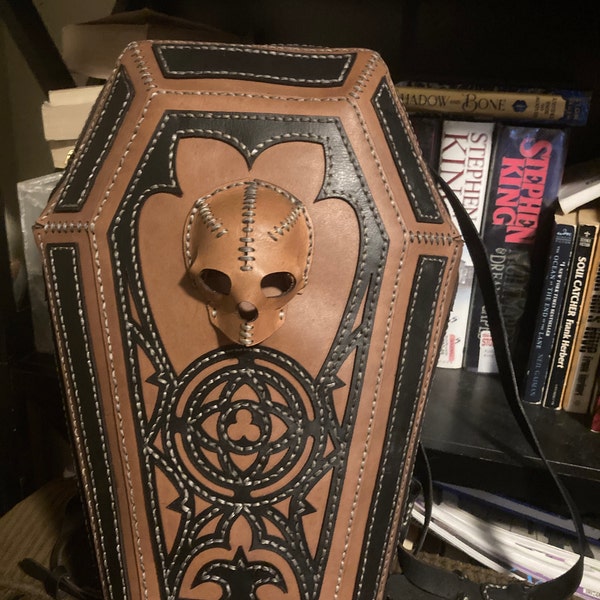 Coffin Backpack Leather Pattern PDF - by Leatherhubpatterns - Etsy