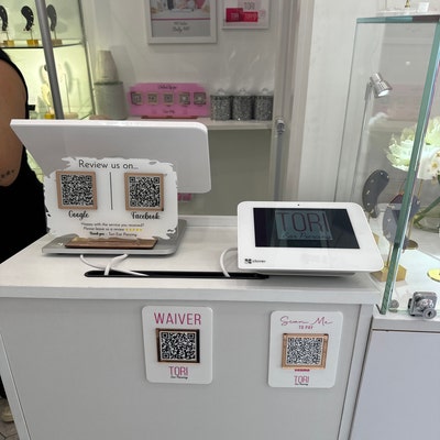 Mini QR Code Display Sign - Etsy