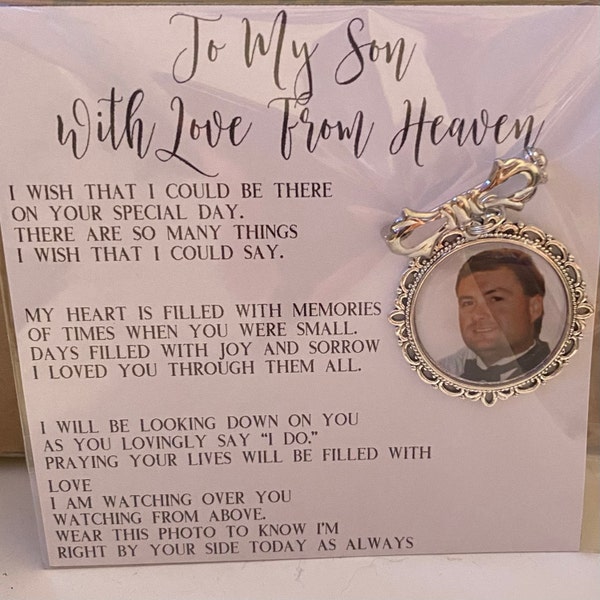 Memorial Pin, Custom Photo Lapel Pin, Memorial Lapel Pin, in Memory ...