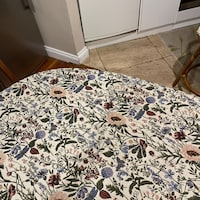 Rayon Tablecloth,floral Tablecloths,housewarming Gift,tablecloth ...