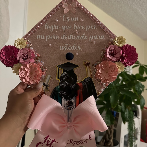 Graduation Cap Topper, 1st Generation Graduate, Mexican Graduation ...
