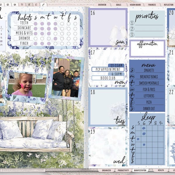 Daily Plans Sidekick - Planner Sidekick Booklet | Split Screen & Phone ...