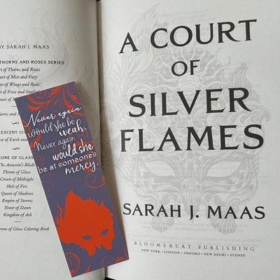 01. Acotar Cover Set of Bookmarks Acotar, Acomaf, Acowar, Acofas. - Etsy