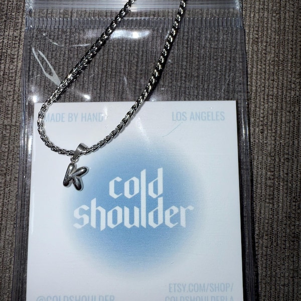 Chunky Gothic Cross Rope String Necklace Silver Stainless Steel Y2K ...