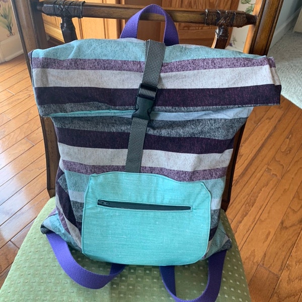 Roxanne Rolltop Backpack PDF Sewing Pattern - Etsy