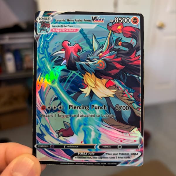 The Undefeatable Red Gx Pokemon Card - Etsy