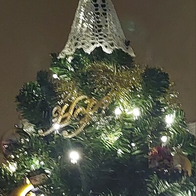 Crochet Angel Tree Topper - Etsy