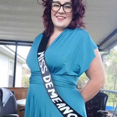 Gothic Custom Text Sash, Brides Coven Sash, Bachelorette Sash, Gothic ...