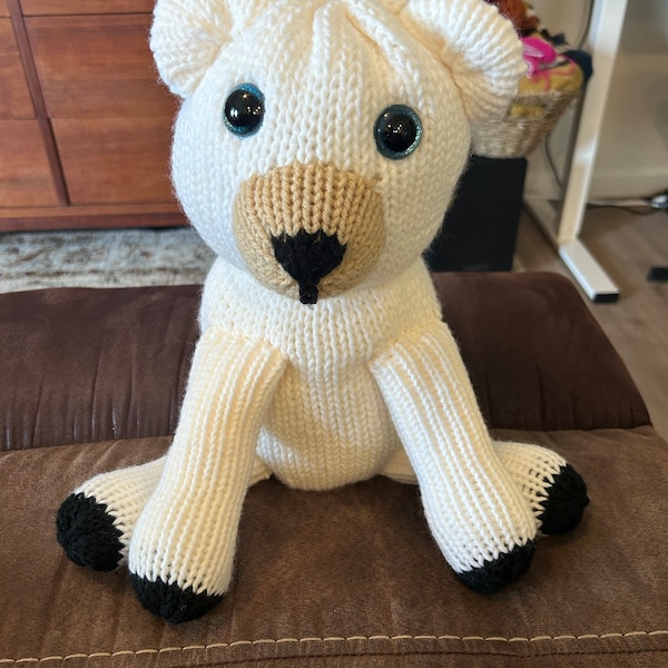 Teddy Bear - Circular Knitting Machine Pdf Pattern - Sentro Addi ...