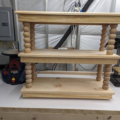 Turned Table Legs, Set of 4, Table Legs Wood, Dining Table Legs, Mid ...