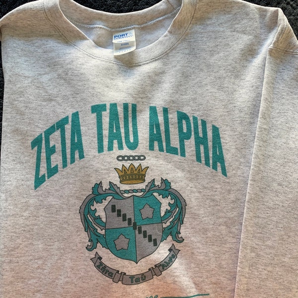 Kappa Delta Crest Embroidered Quarter Zip Sweatshirt - Etsy