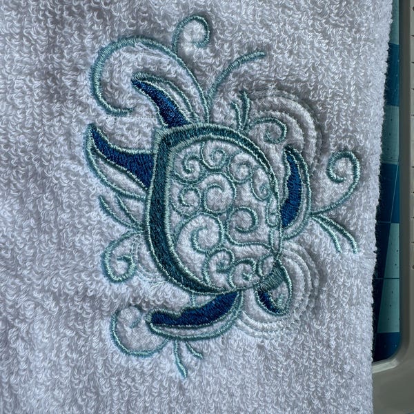 Sea Turtle Embroidery Design, Turtle Embroidery Design, Machine ...