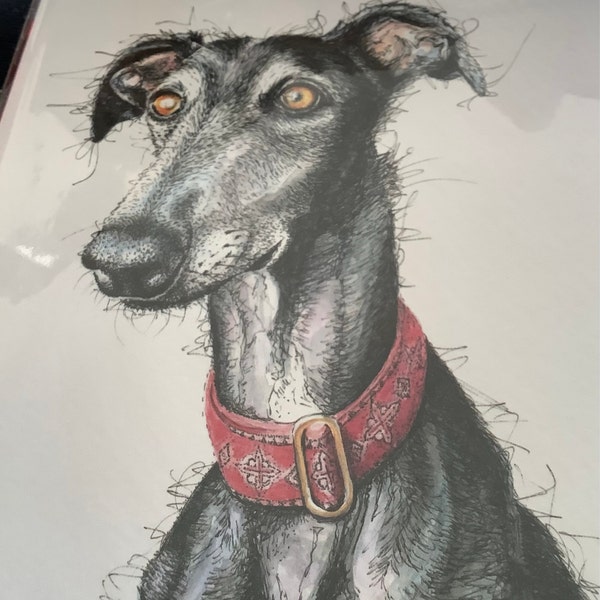 Lurcher Card, Greyhound Card, Sighthound Card, Whippet Card, Lurcher ...