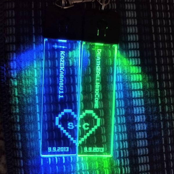 Custom ROBLOX Theme Name Tag LED Keychain | Christmas, Holiday Gift ...