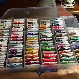 PDF Printable Coloured Long Bobbin Stickers or Labels for - Etsy