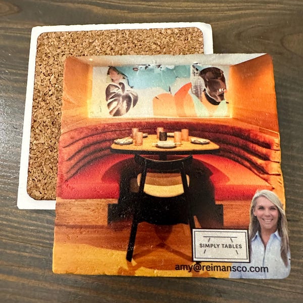 Custom Stone Coasters Set, Personalized Coaster With Text, Personalized ...