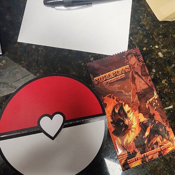 I Choose You Pokemon Valentines Day Card Handmade Pokémon Card Pokeball ...
