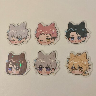 Nu Carnival Clear Sticker Sheet Yakumo X Eiden Yakuei Kuya X Eiden ...