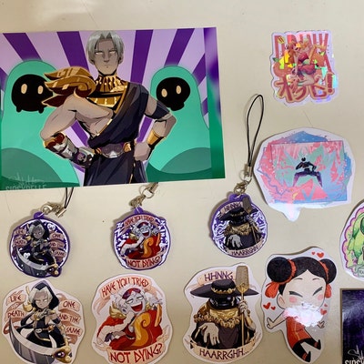 Amazing Digital Circus ADC Fan-made Key Chains Acrylic Charms Keychain ...