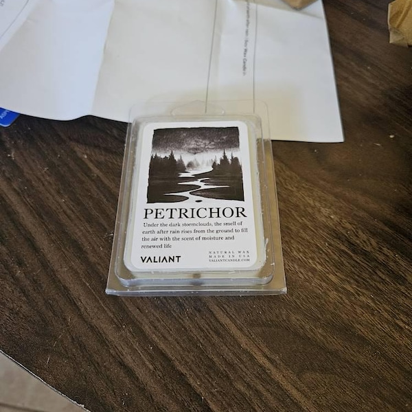 Petrichor | the Smell of Earth After Rain | Soy Wax Candle in Amber Jar ...