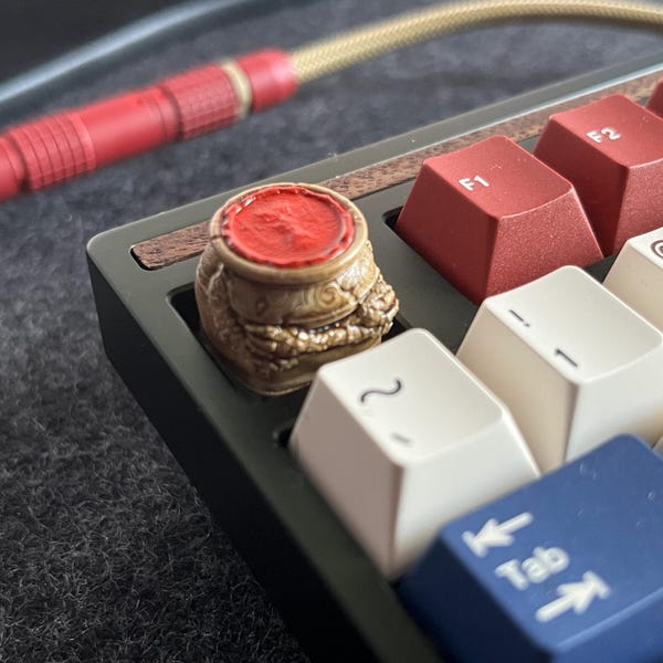 Alex the Pot | Artisan Keycap for Cherry MX Mechanical Keyboard - Etsy