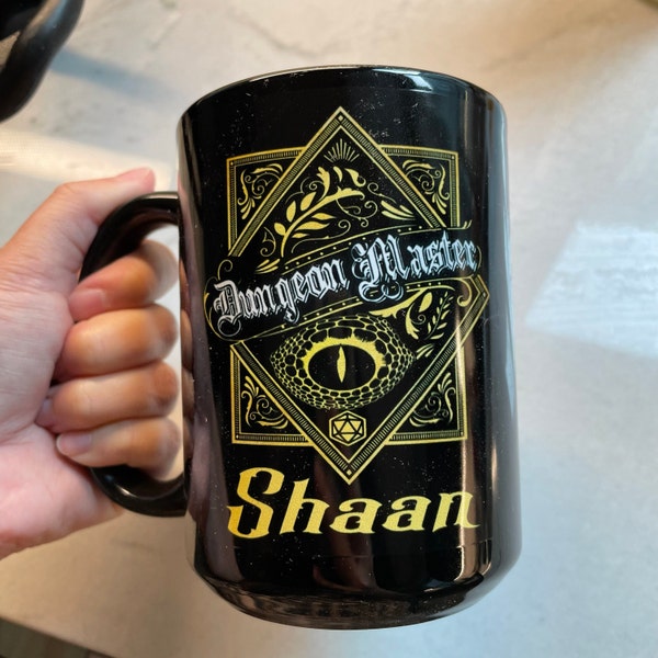 Dungeon Master Mug - Dungeons and Dragons Mug - Dnd Gift - D&D Party ...