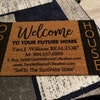 Realtor Custom Doormat Open House Doormat Realtor Doormat Business ...