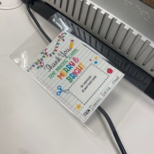 Goldfish Treat TAGS, End of School Year Gifts, Student Gift Tags ...