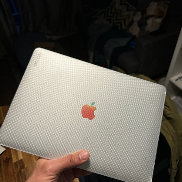 Rainbow Logo MacBook Sticker Cover Apple Logo /macbook Retro Logo Decal ...