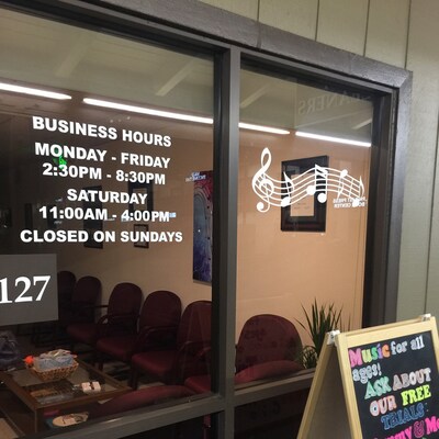 Music Wall Decal Musical Staff, Classroom Vinyl Wall Lettering, Dorm ...