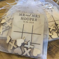 Personalised Christmas Favour Game / Noughts and Crosses / Table ...