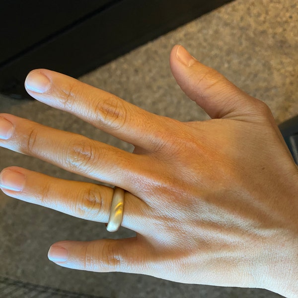 Organic Bronze Ring, Organic Bronze Stackable Ring, Bronze Stacking ...